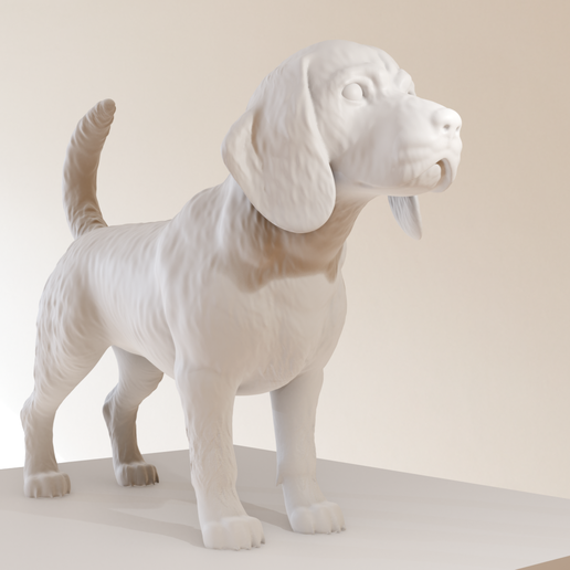 STL file beagle stl 🐕 ・3D printable design to download・Cults