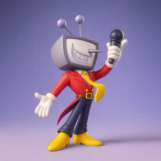 👾 Mr Tenna STL – Deltarune 3D Print Model・ STL File for 3D printing・Cults