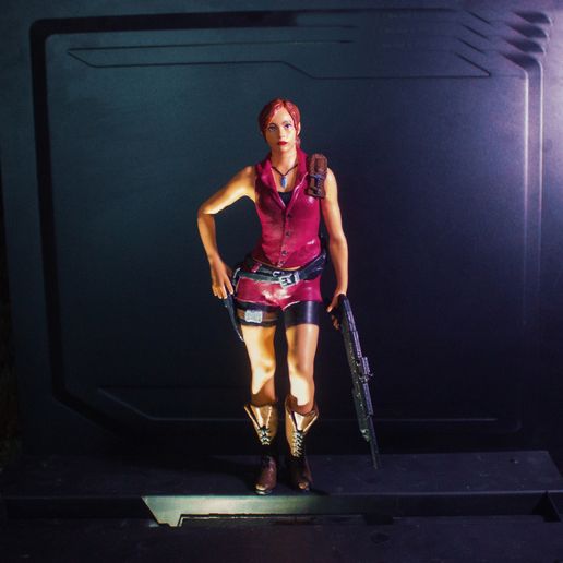 🦸 RE2 Remake / Claire Redfield / No Supports・ STL File for 3D printing ...