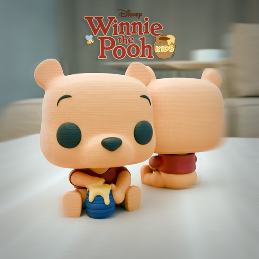 STL file WINNIE THE POOH FUNKO POP 👾 ・3D printable design to download・Cults