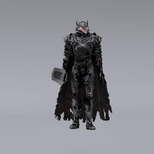 STL file guts berserker - rigged/posable [stl included] 🦸 ・3D printable ...