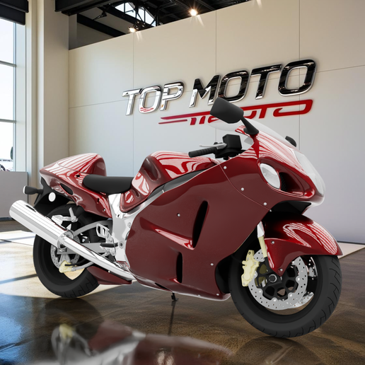 🏍️ SUZUKI Hayabusa・ 3D File for 3D printing・Cults