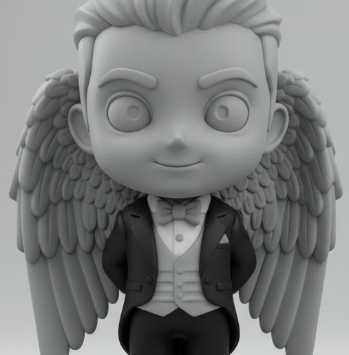 👼 Angel of Hellfire Club - MCP・ STL File for 3D printing・Cults