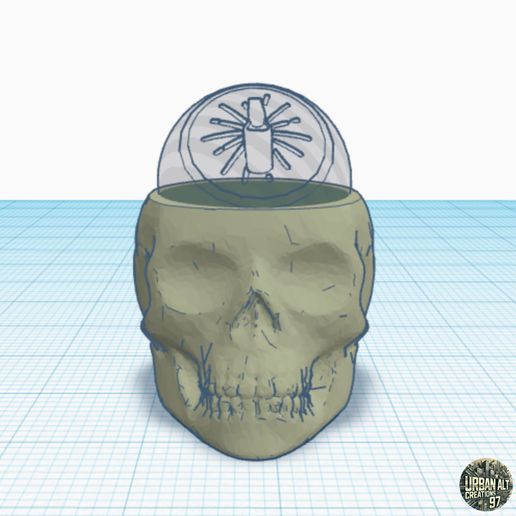 3D file COD Zombies Gobble Gum Holder Skull 💀 ・3D print design to ...