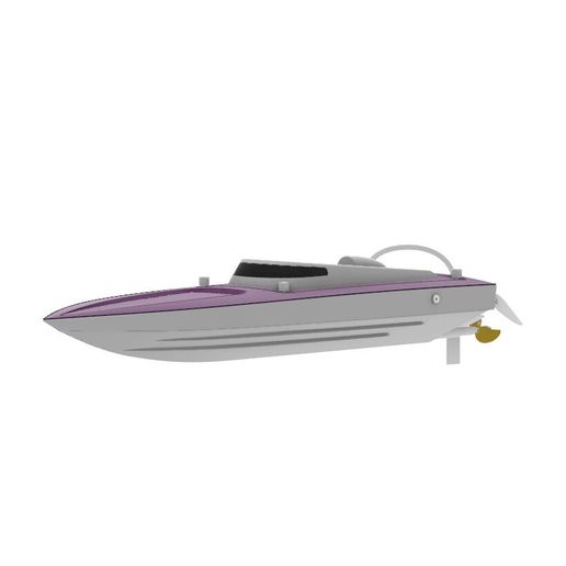 🛥️ Fast 3D Printed RC Boat UV27 (27 Inch) Gen 1・ 3D File for 3D ...