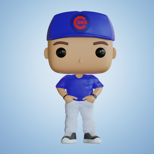 ⚾ Chicago Cubs Funko Pop Baseball Team・ STL File for 3D printing・Cults