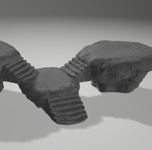 🎲 Echo Realms Plateau BUNDLE – 3 Fantasy Terrain Platforms for Tabletop ...