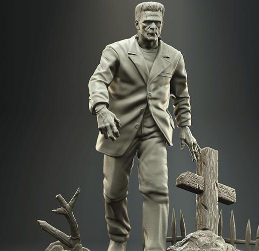 3D file Frankenstein's Monster 👹 ・Template to download and 3D print・Cults