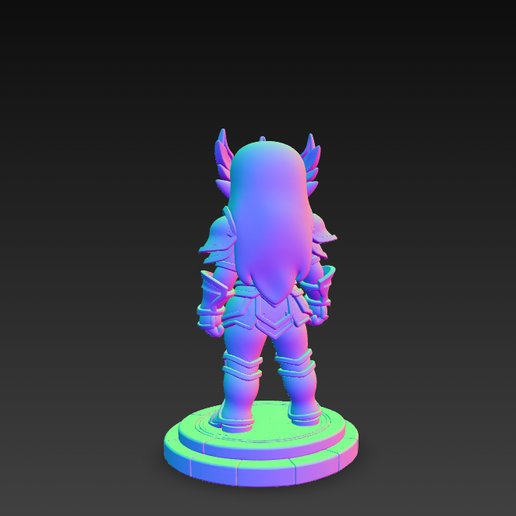 🧝 Red spirit set mu online・ STL File for 3D printing・Cults