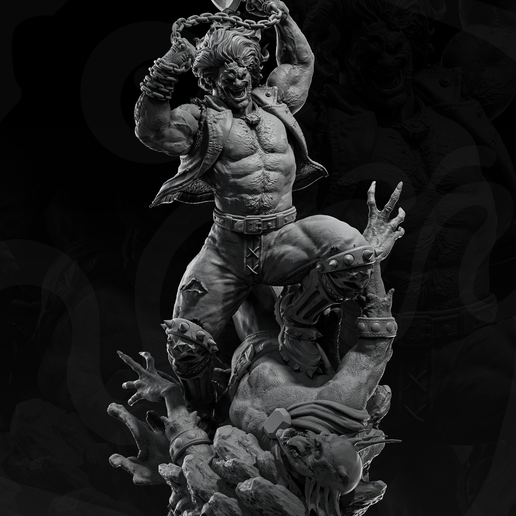 🗿 Lobo - DC Comic・ STL File for 3D printing・Cults