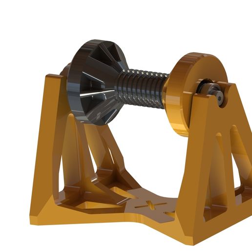 📱 Soporte de bobina sobre cojinete・Archivo STL Gratis para Impresión 3D ...