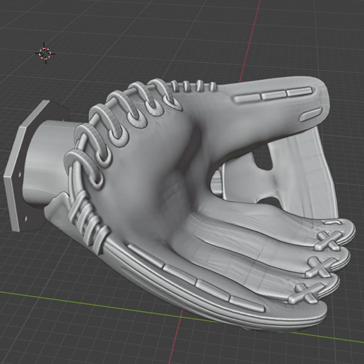 ⚾ wall mount baseball glove・ STL File for 3D printing・Cults