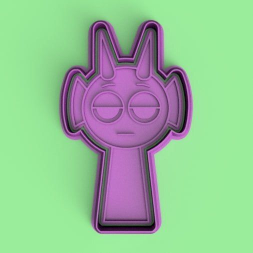 🍪 cutter + stamp sprunki purple durple / sprunki purple durple cutter ...