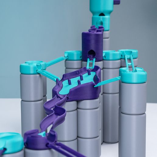 🏃 Marble Run Track 3・ 3D File for 3D printing・Cults