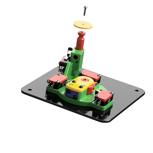 ⛽ C172 Fuel Select Panel (FSP) – CAD & STL Files・ STL File for 3D ...