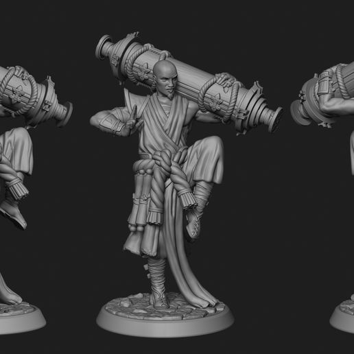 STL file Monk 🎲 ・3D printable model to download・Cults