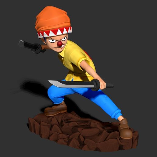 🏎️ Kid Buggy - One Piece Fanart・ 3D File for 3D printing・Cults