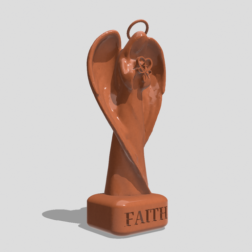 👼 Angel Faith statue, Love Angel sculpture, Hope Angel Figurine ...