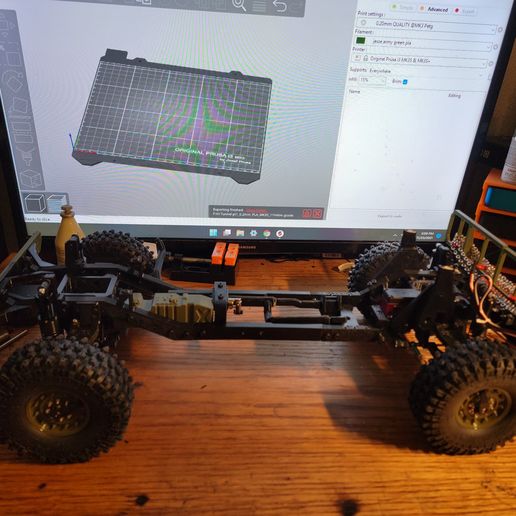 3D print 3D Printed Hummer H1 Chassis by [AN3DRC] • made with Prusa ...