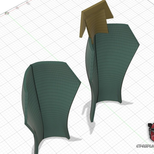 ⭐ Aran Tal Mandalorian Shins Armor Star Wars Cosplay 1:1 Replica・ OBJ ...