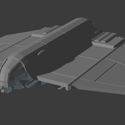 ⭐ Star Wars Cloakshape Fighter・ 3D File for 3D printing・Cults