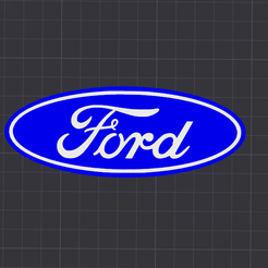 3d printable ford logo