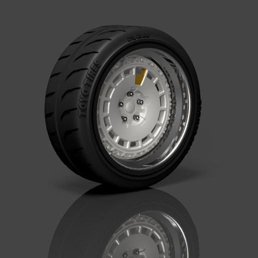 💶 1/24 Sköll SK19 tuner wheels in 24 & 25 mm for scale model cars・ STL ...
