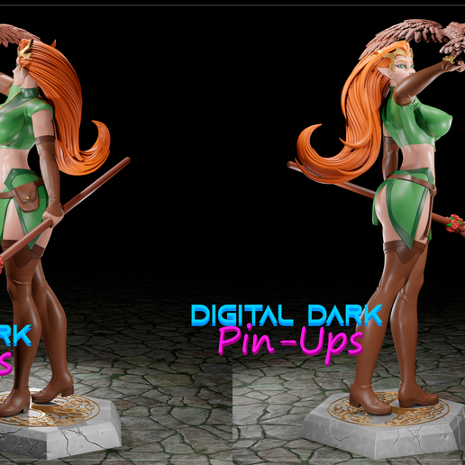 🫦 Keyleth Vox Maxima with NSFW version and Miniatures COMBO PACK・ 3D File for ・Cults