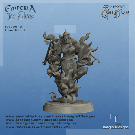 🧊 Icebound Guardians - Undead Ice Elf Warriors・ 3D File for 3D printing ...
