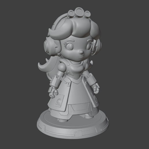 🤖 Robot Sculpture Mech Sculpture Snow White・ STL File for 3D printing・Cults