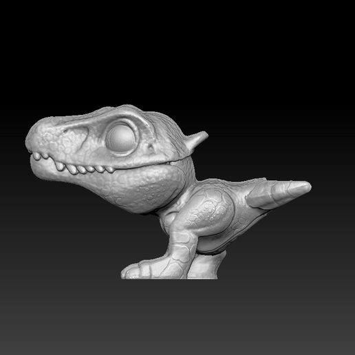 👶 Dinosaurs Cute Baby T-Rex 3D Print Ready・ OBJ File for ・Cults