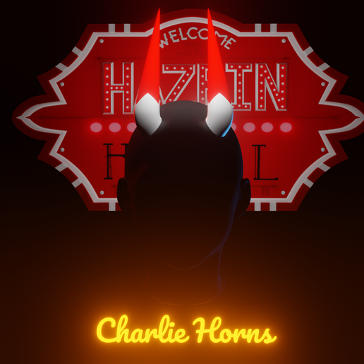 🤘 Charlie Horns - Hazbin Hotel Cosplay・ STL File for 3D printing・Cults