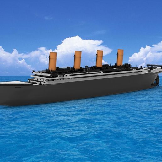 OBJ file titanic 🚢 ・3D printer design to download・Cults