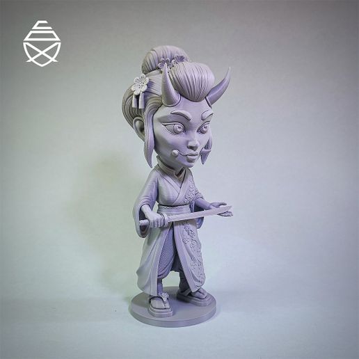 HANNYA CHIBI 🎎・ 3D File for 3D printing・Cults
