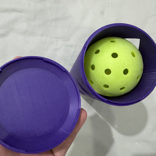 ⚽ Pickleball ball cylinder storage・ STL File for 3D printing・Cults