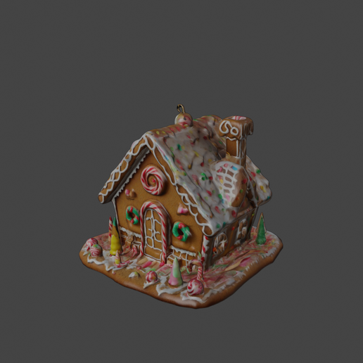 STL file Gingerbread House 🏠 ・3D print design to download・Cults