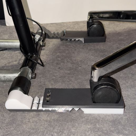 🪑 WheelStand Pro Chair Wheels Lock System – Adjustable Sim Racing Seat ...