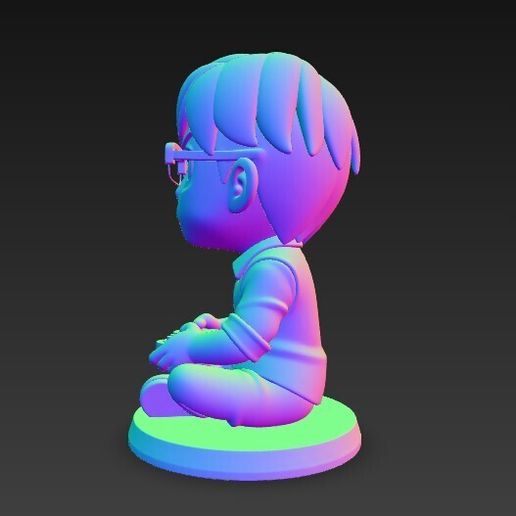 🎲 Tenya lida chibi - my hero academy・ STL File for 3D printing・Cults
