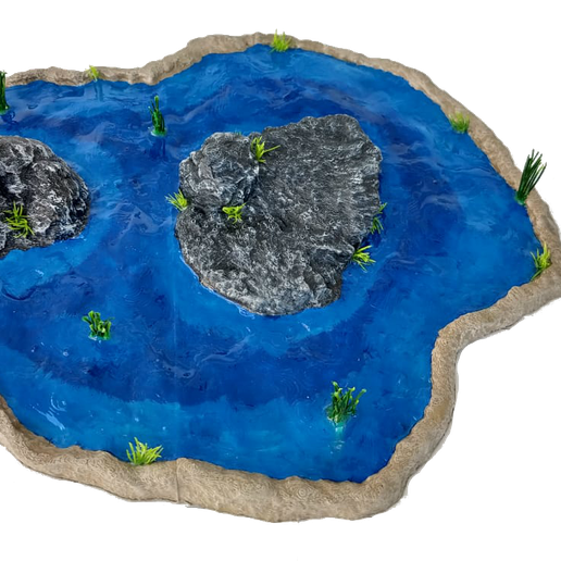 🪨 Lake Bundle - Terrain Models・ STL File for 3D printing・Cults