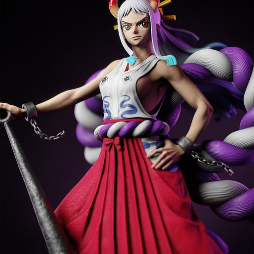 👾 Yamato - One Piece - Fullsize・ 3D File for 3D printing・Cults