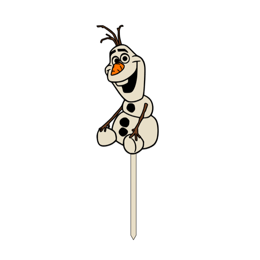 olaf cake topper