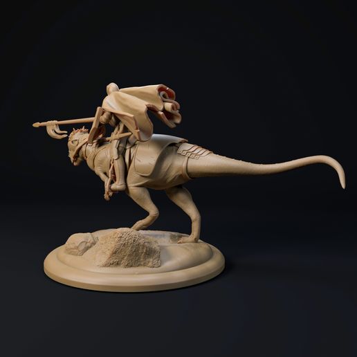 👹 Pachycephalosaurus knight charging 32mm scale - pre-supported・ 3D ...