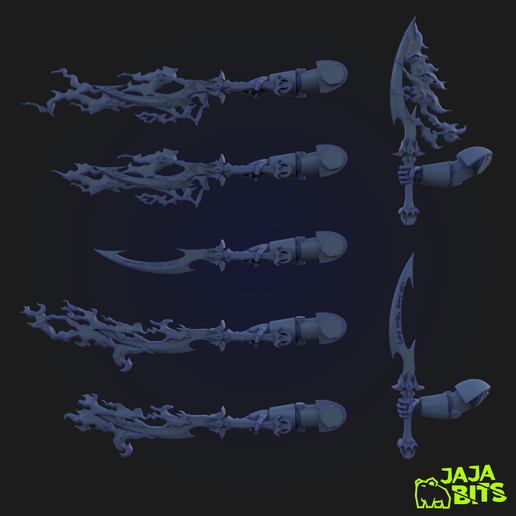 🧙 Infernal Blades・Free 3D File for 3D printing・Cults
