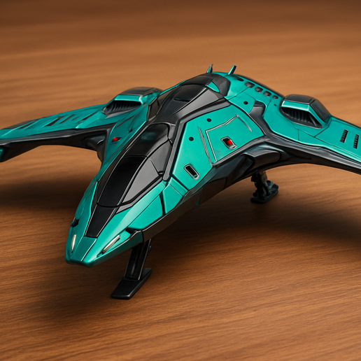 🚢 Futuristic Spacecraft Model – Hyper-Realistic Sci-Fi Ship・ STL File ...