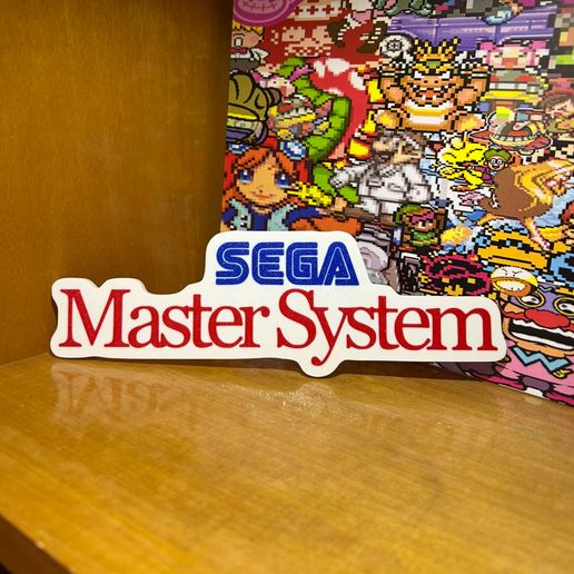 🎲 Sega Master System logo・ 3MF File for 3D printing・Cults
