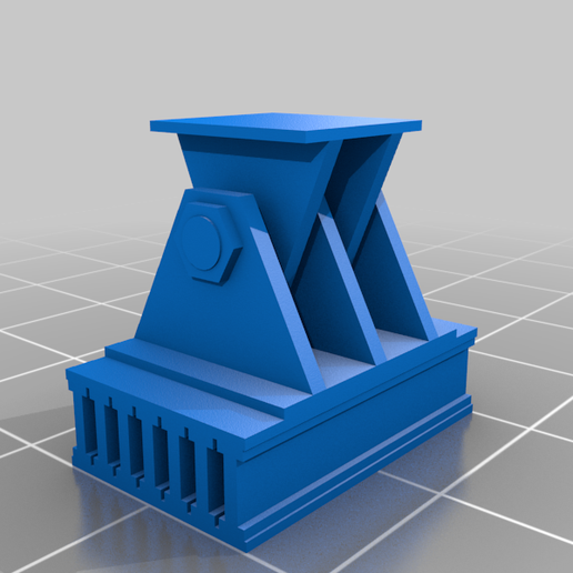 🌉 Girder Bridge with Shoes HO scale・Free 3D File for ・Cults