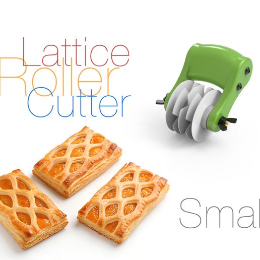 🤏 Cortadora de rodillo de celosía pequeña・Archivo 3D Gratis para ・Cults