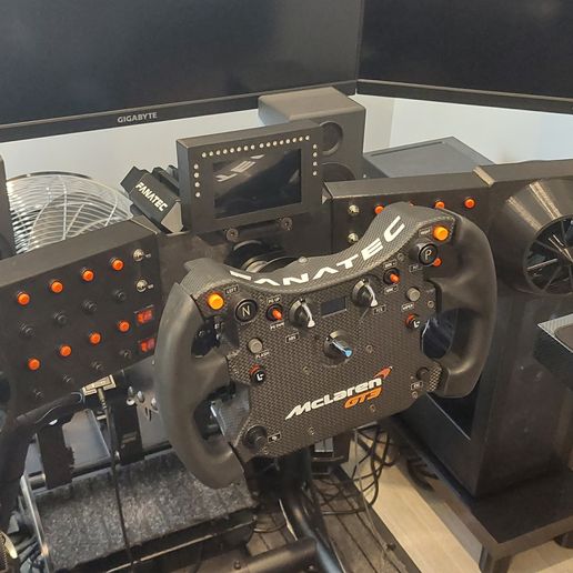 Archivo STL Fanatec DD Dashboard + Caja de botones・Diseño de impresión ...