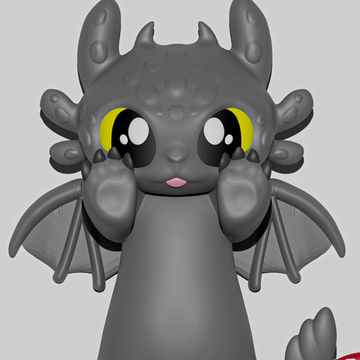 📞 Toothless cell phone holder design - Chimulo cell phone holder・ STL ...