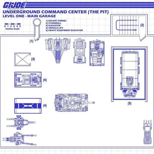 🧸 GI Joe The Pit Playset 1:18 3.75" Scale・ 3D File for 3D printing・Cults